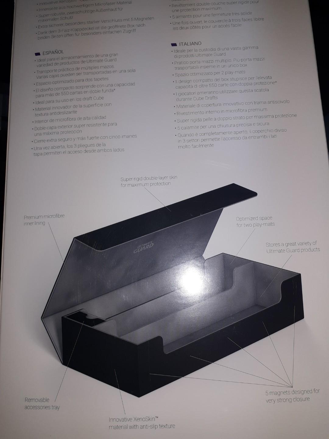 Ultimate guard Superhive 550+ xeno skin deck box, Hobbies & Toys, Toys ...