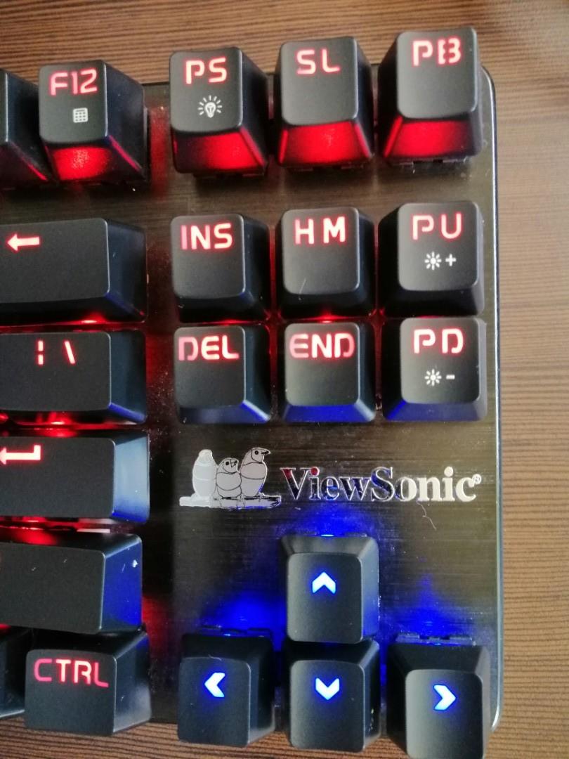 Viewsonic KU520 Gaming Mechanical Keyboard, Computers & Tech, Parts ...