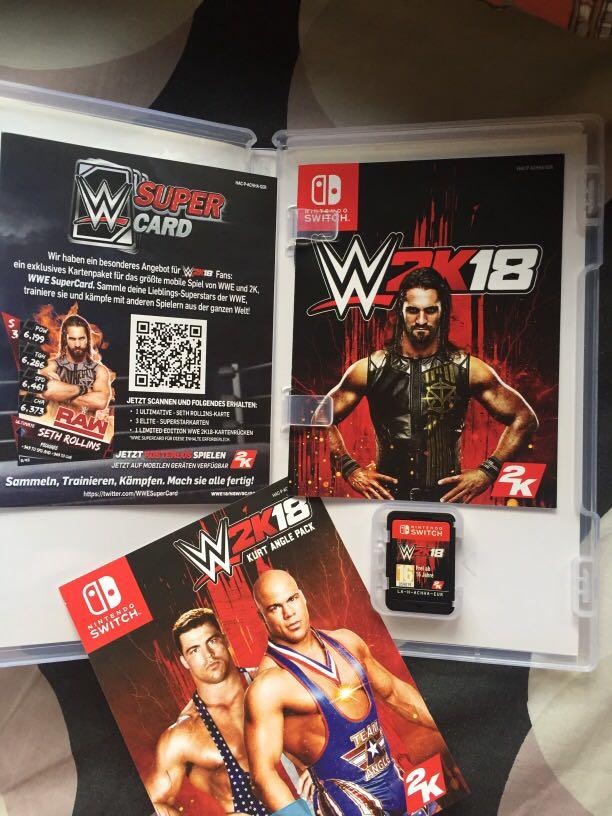 W2k18 switch, Video Gaming, Video Games, Nintendo on Carousell