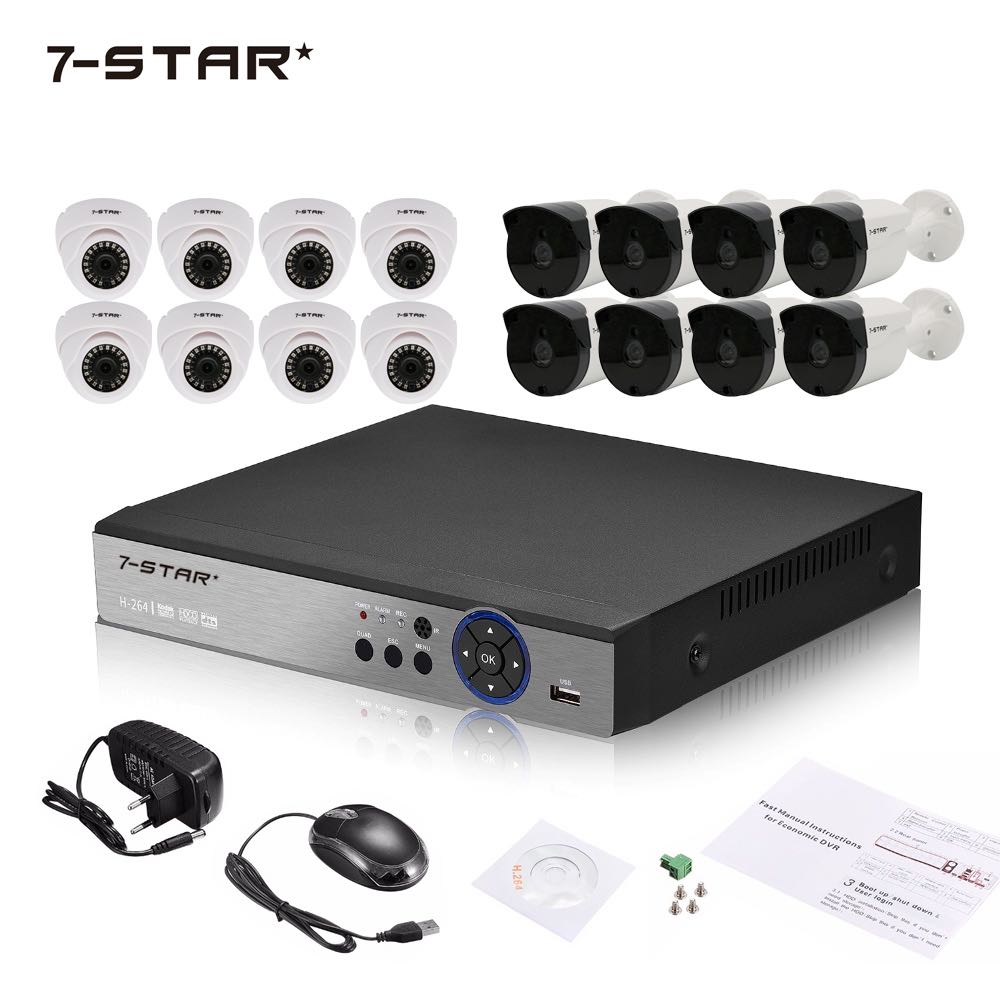 2MP 16CH CCTV PACKAGE - 16 Channel Hybrid Digital Video Recorder(DVR ...