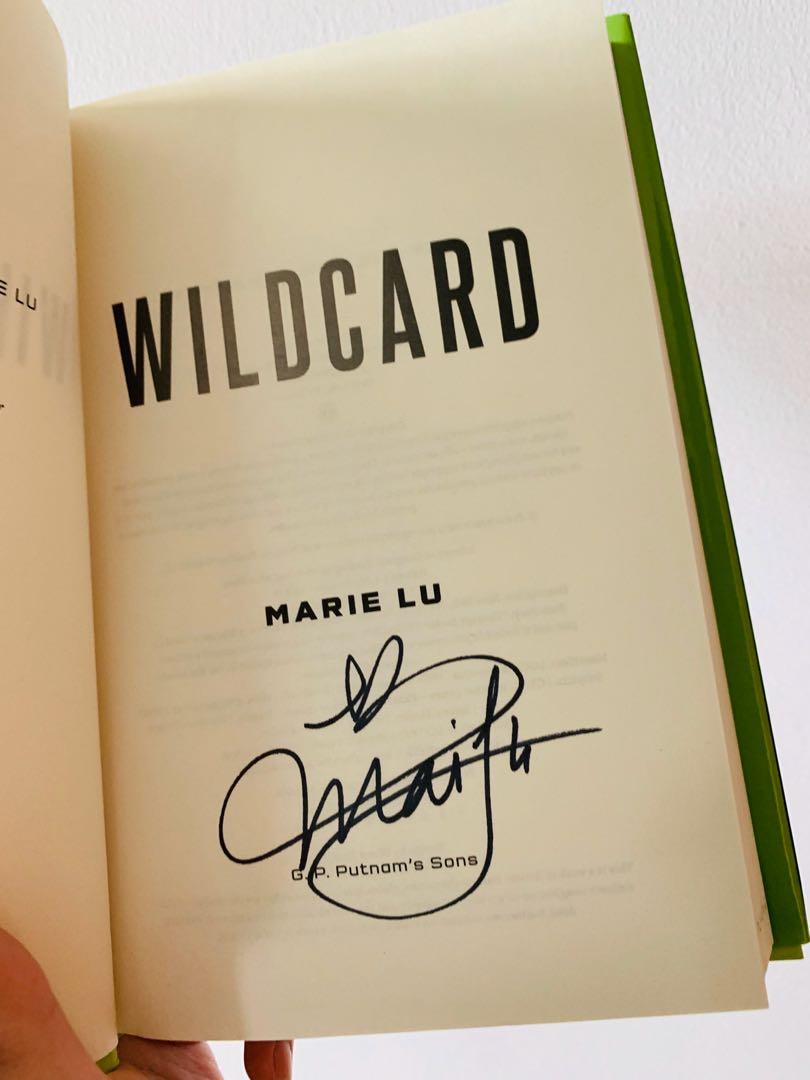 [ Signed ] Warcross & Wildcard set - Marie Lu, Hobbies & Toys, Books ...