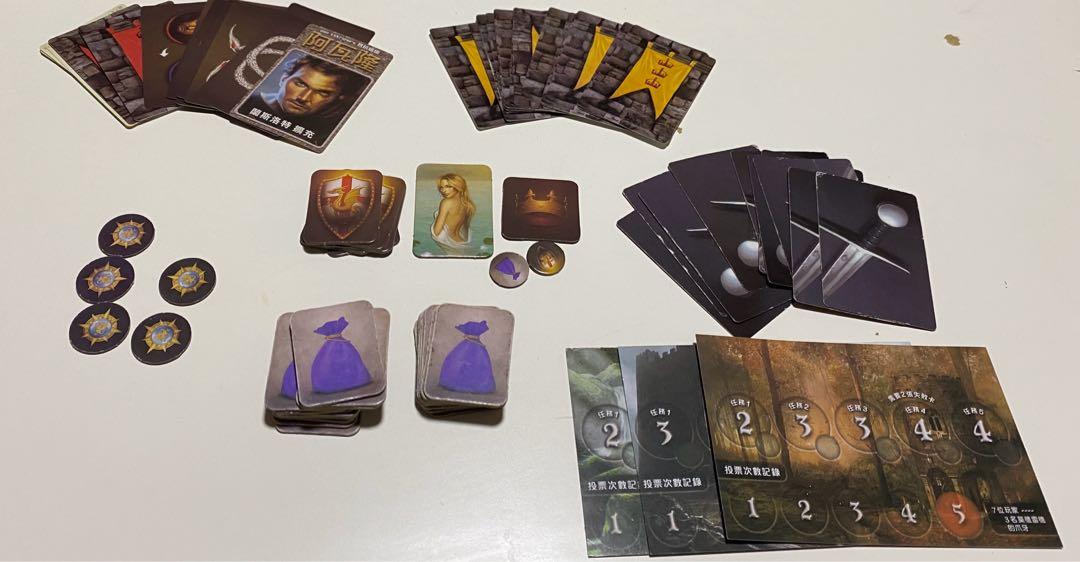 Avalon Card Game (Chinese Ver), Hobbies & Toys, Toys & Games on Carousell