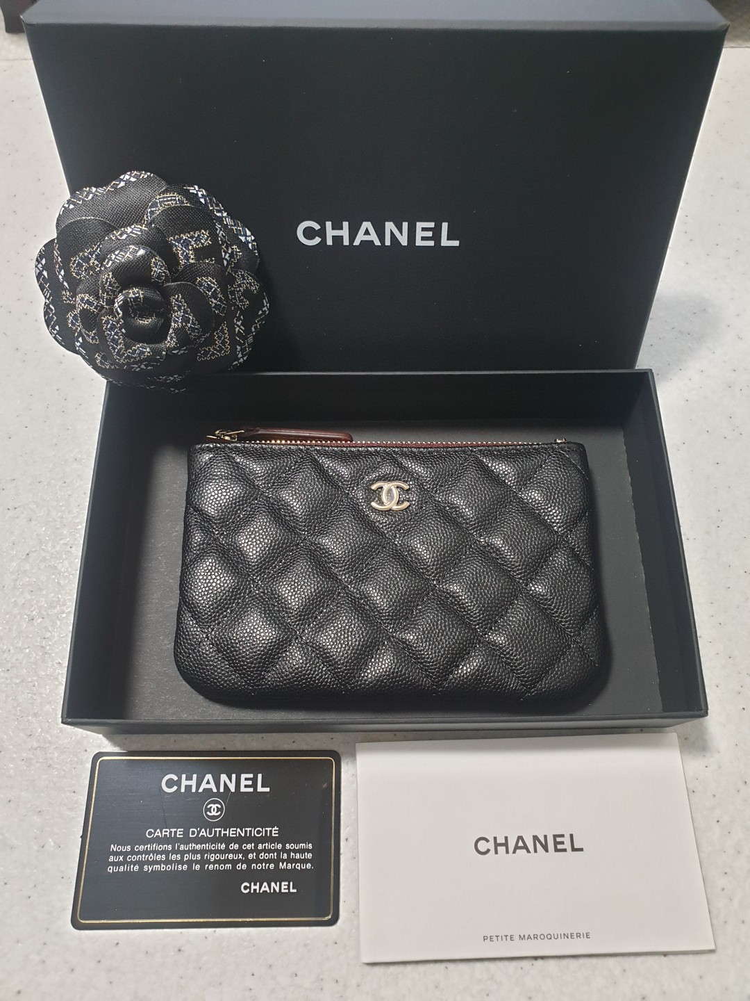 Chanel Mini O Case in Black, Luxury, Bags & Wallets on Carousell