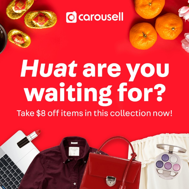 CNY Special! Take $8 off your first Carousell Protection purchase ...