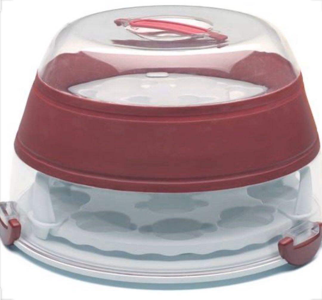 Collapsible cake / cupcake carrier, Furniture & Home Living ...