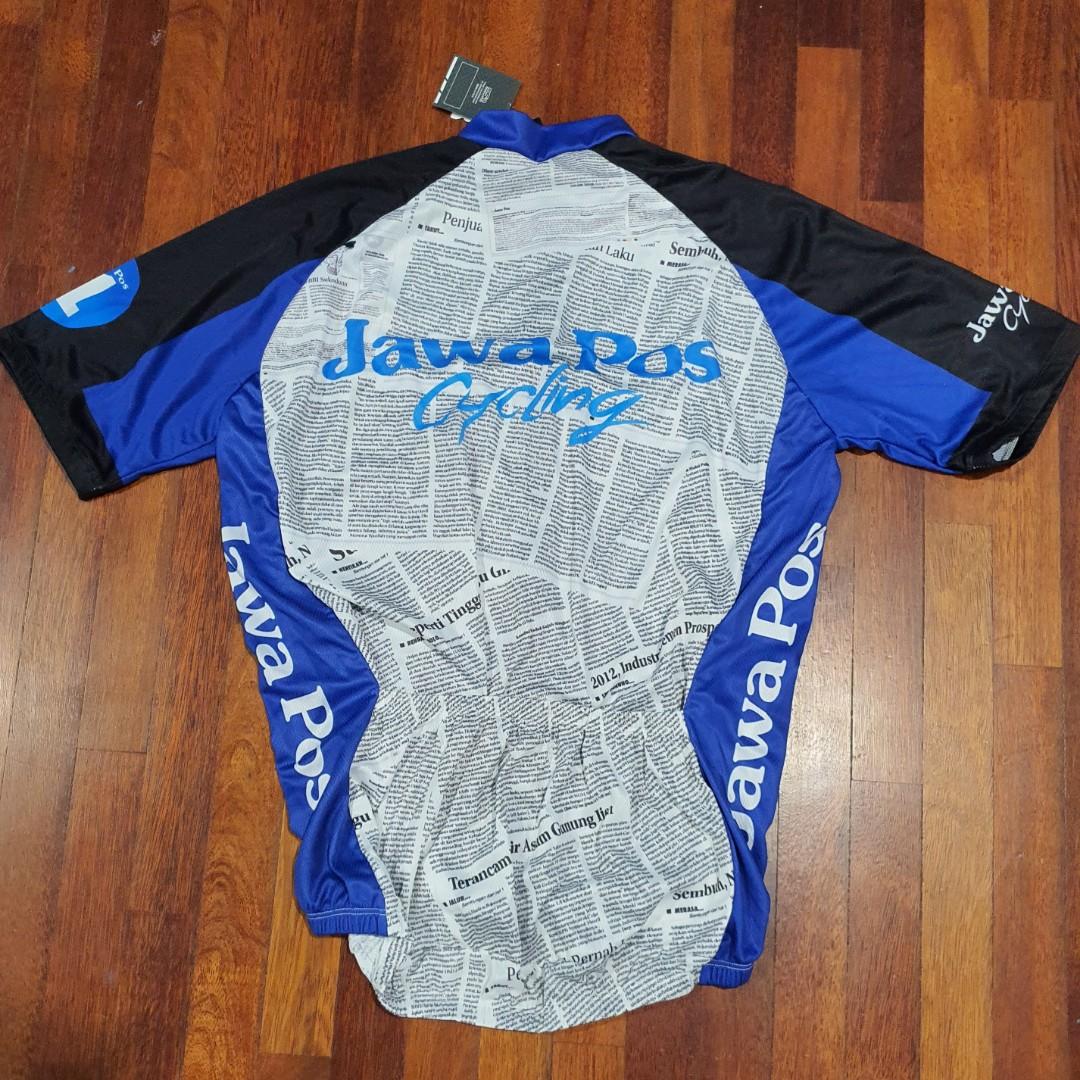 Cycling Jersey: Jawa Pos theme, Sports Equipment, Bicycles & Parts ...