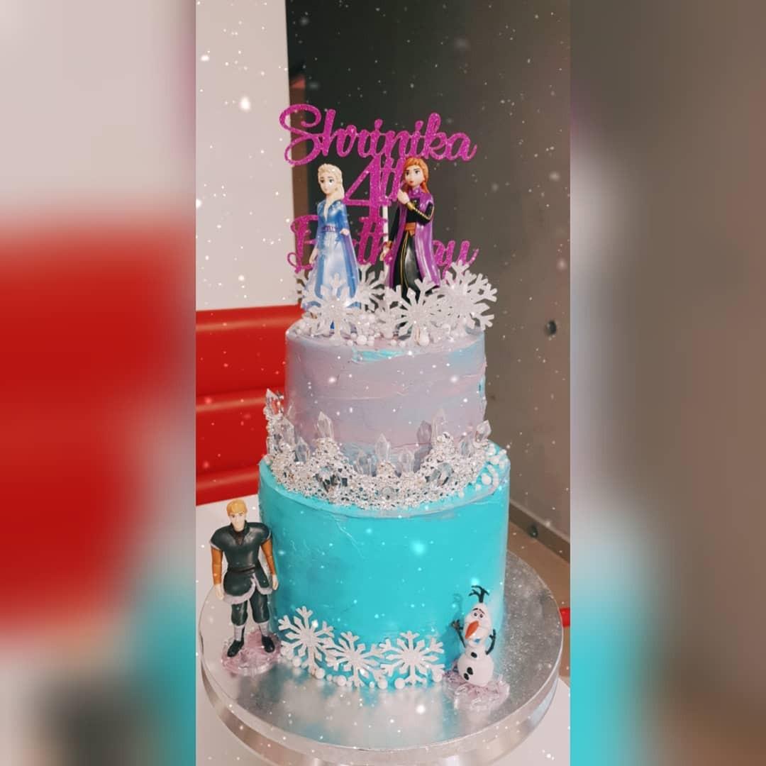 Frozen 2 Birthday Cake, Food & Drinks, Chilled & Frozen Food on Carousell
