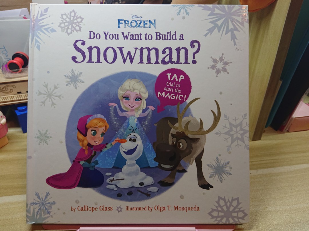 Frozen Story Book "Do You want to Build a Snowman", 興趣及遊戲, 書本 & 文具, 小說 ...