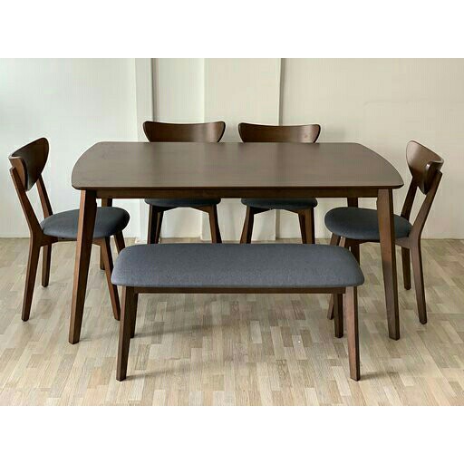 Fusion Dining Set (1+4+Bench), Furniture & Home Living, Furniture ...
