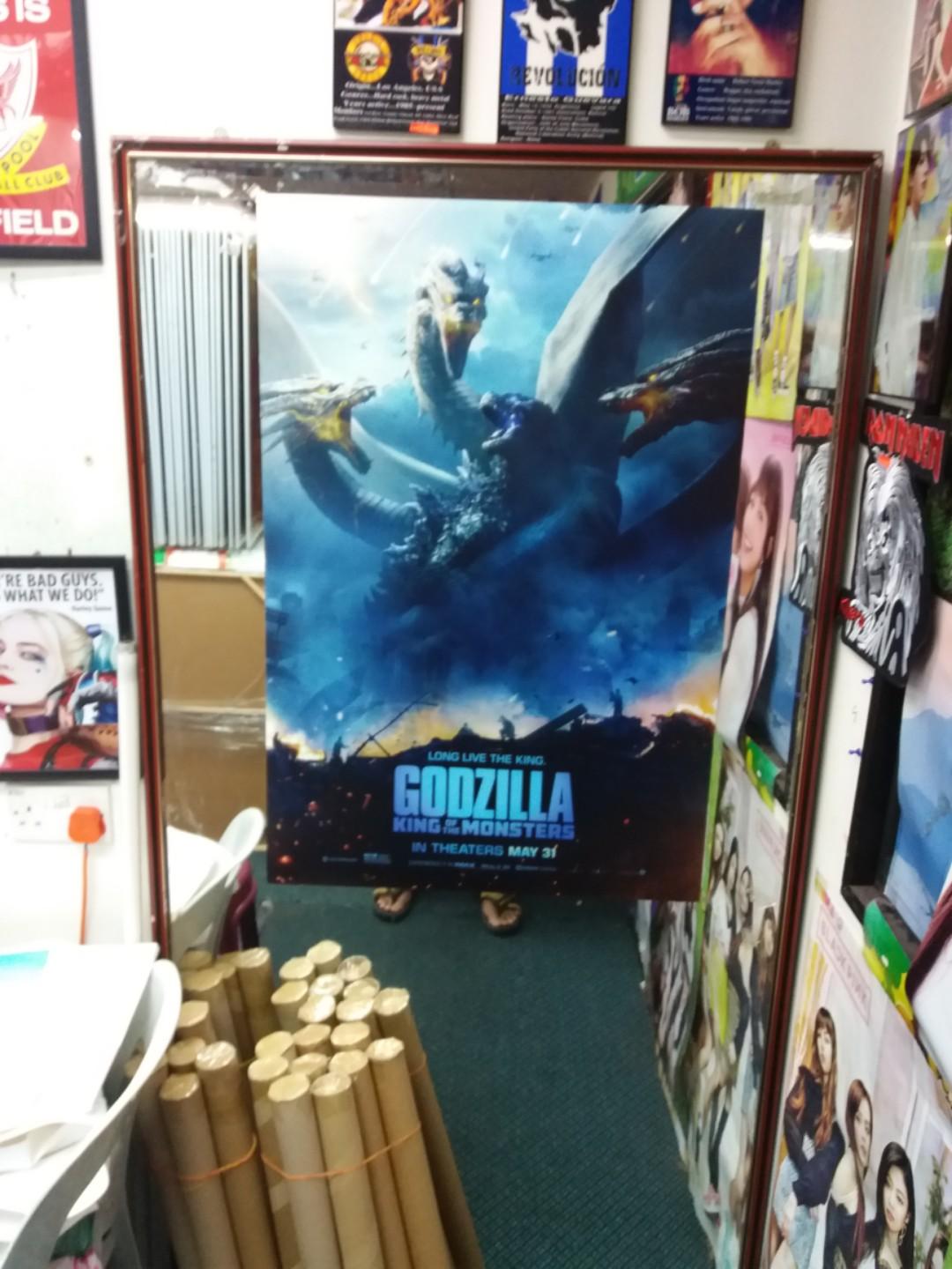 Godzilla movie poster, Furniture & Home Living, Home Decor, Frames ...