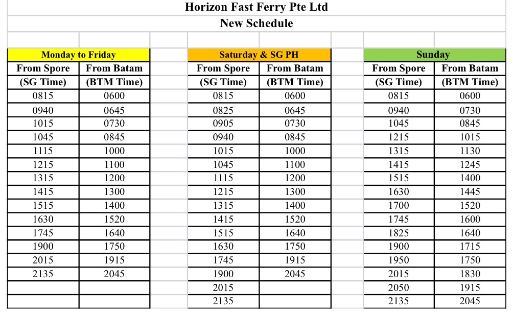 Horison Fast Ferry Return Ferry Ticket, Tickets & Vouchers, Local ...