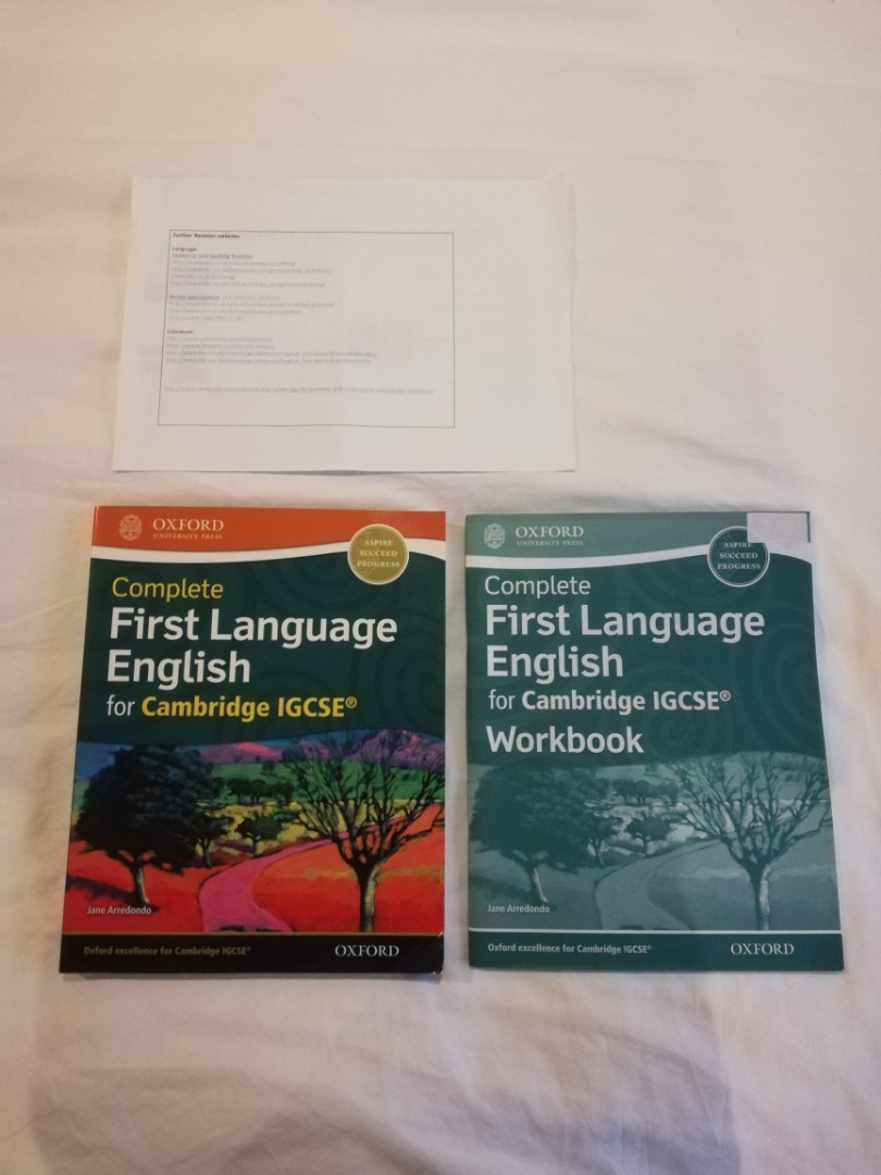 IGCSE Complete First Language English Textbook + Workbook, Hobbies ...