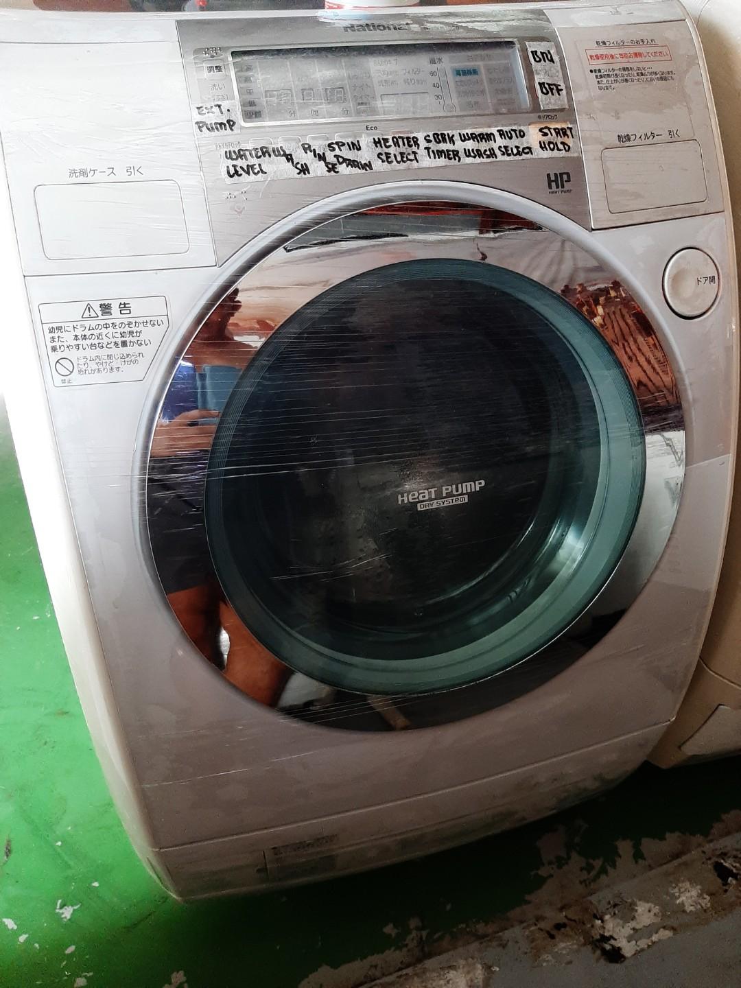 Inverter National Automatic Washing Machine with 100%Heatdryer Full Dry ...