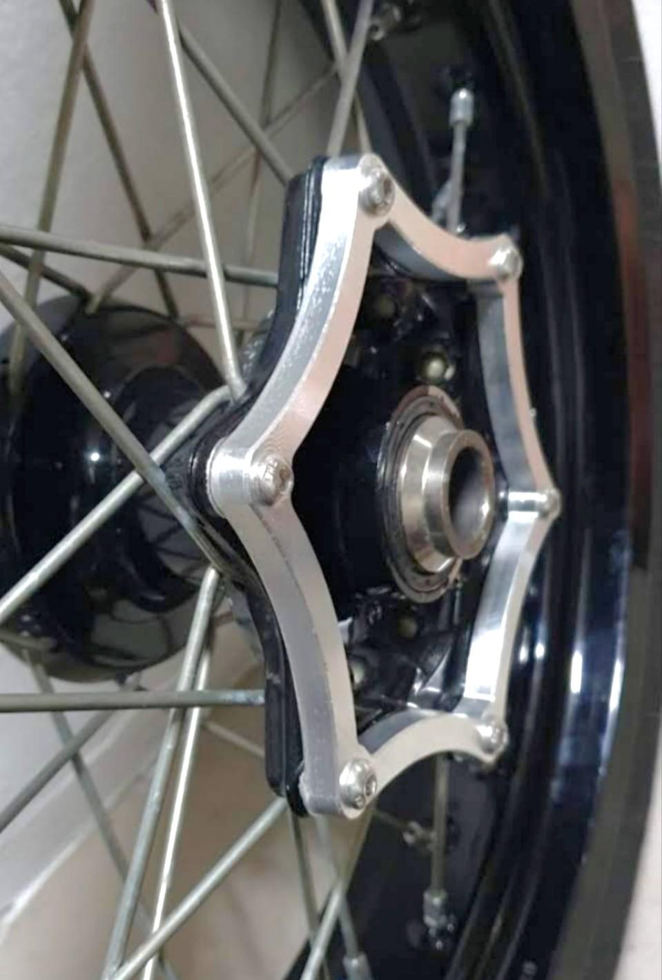 KTM SMR / FS Supermoto front rotor spacer, Motorcycles, Motorcycle ...