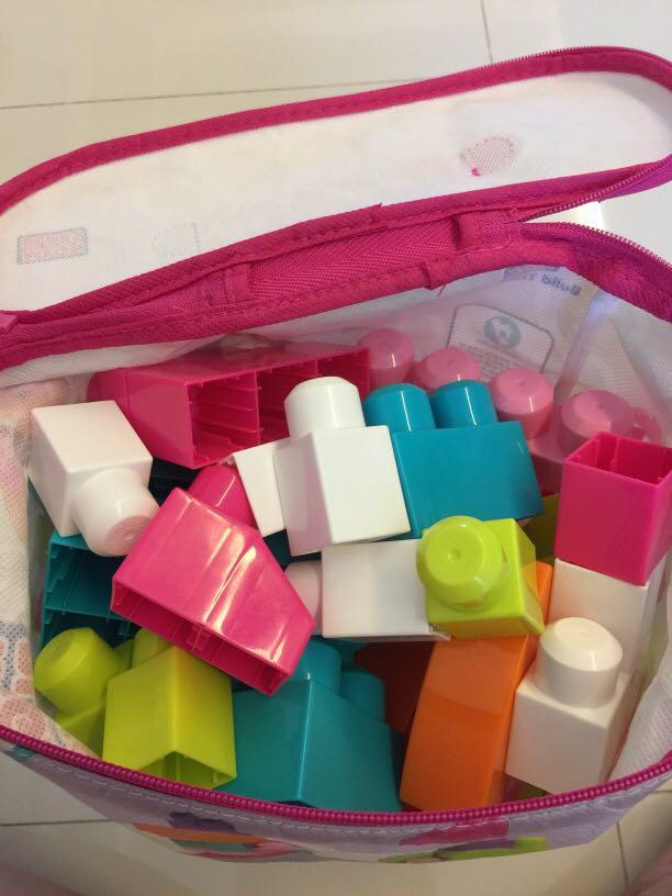 Mega Bloks Pink 80 pc Big Bag Mega Blocks, Hobbies & Toys, Toys & Games ...