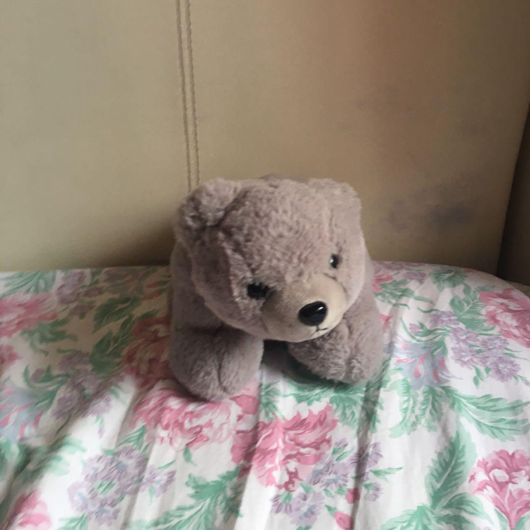 miniso grey plush soft toy, Hobbies & Toys, Toys & Games on Carousell