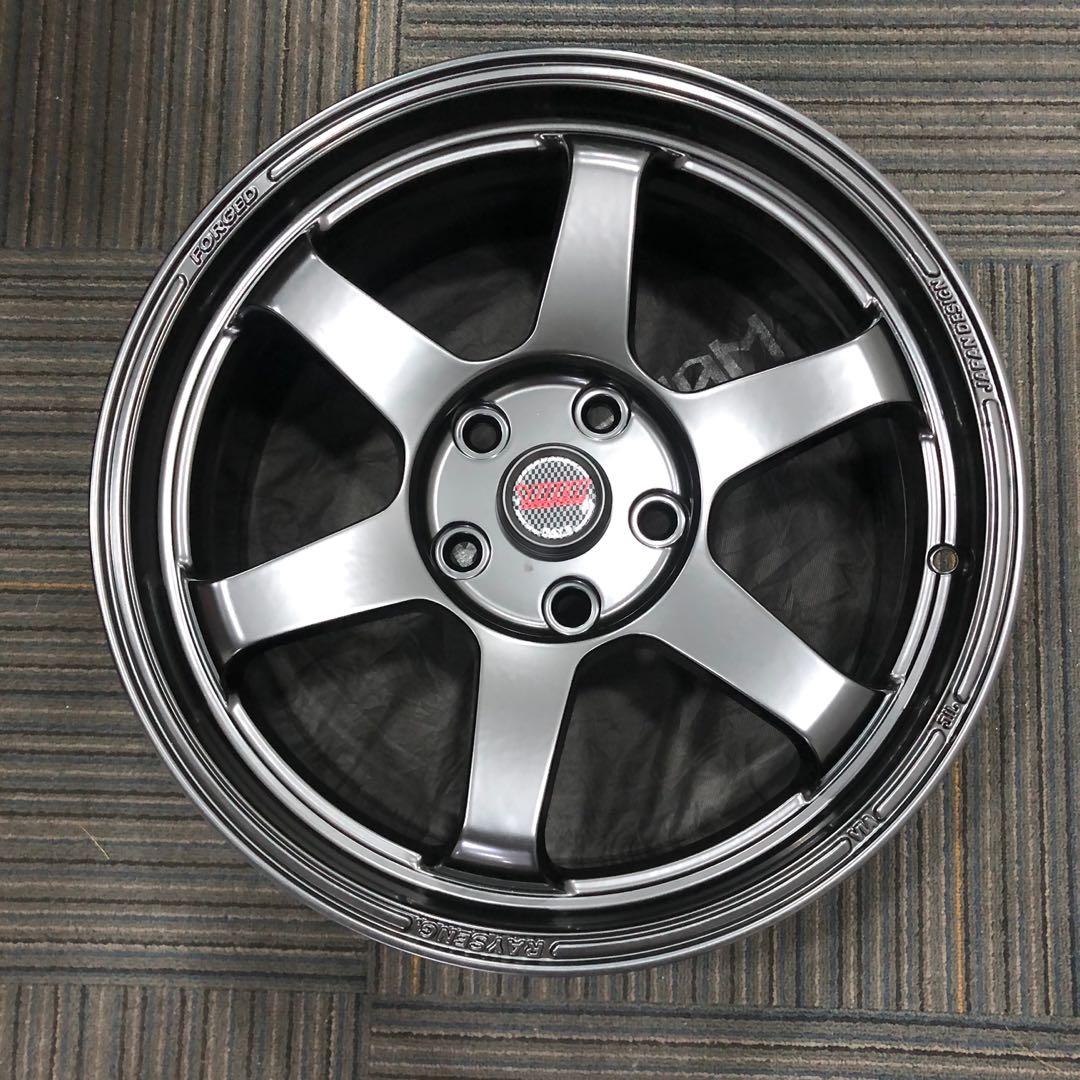 New 17” Rays TE37 Replica 5X114.3, Car Accessories, Tyres & Rims on ...