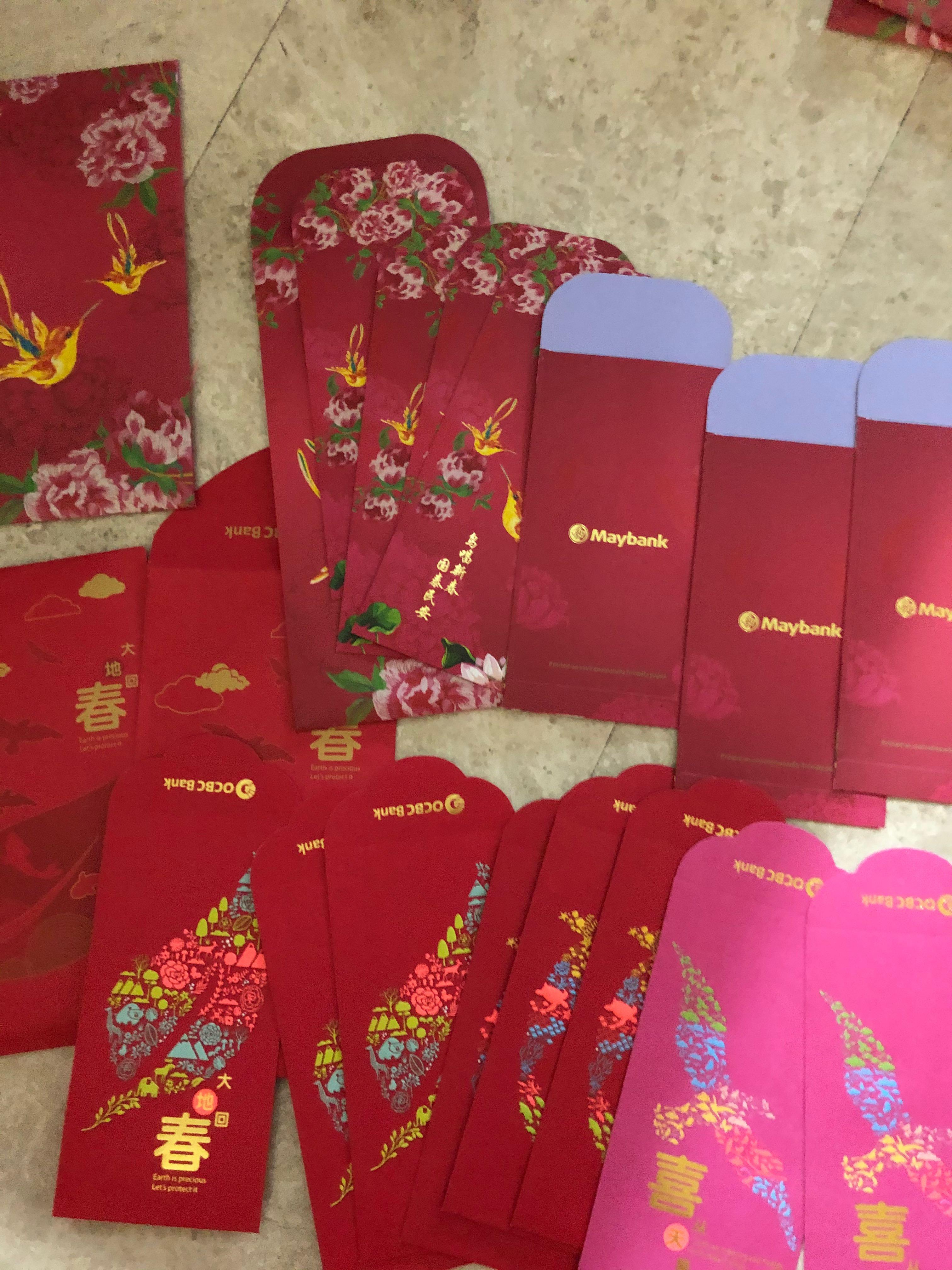 OCBC and Maybank Red packet set, Everything Else on Carousell