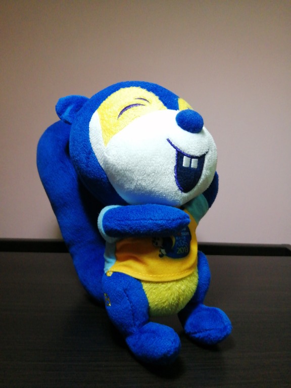 POSB squirrel mascot soft toy, Hobbies & Toys, Toys & Games on Carousell