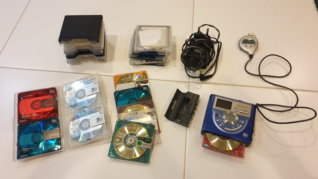Sharp MD MS 721 H Portable Mini Disc recorder and Player, Audio, Portable Music Players on Carousell