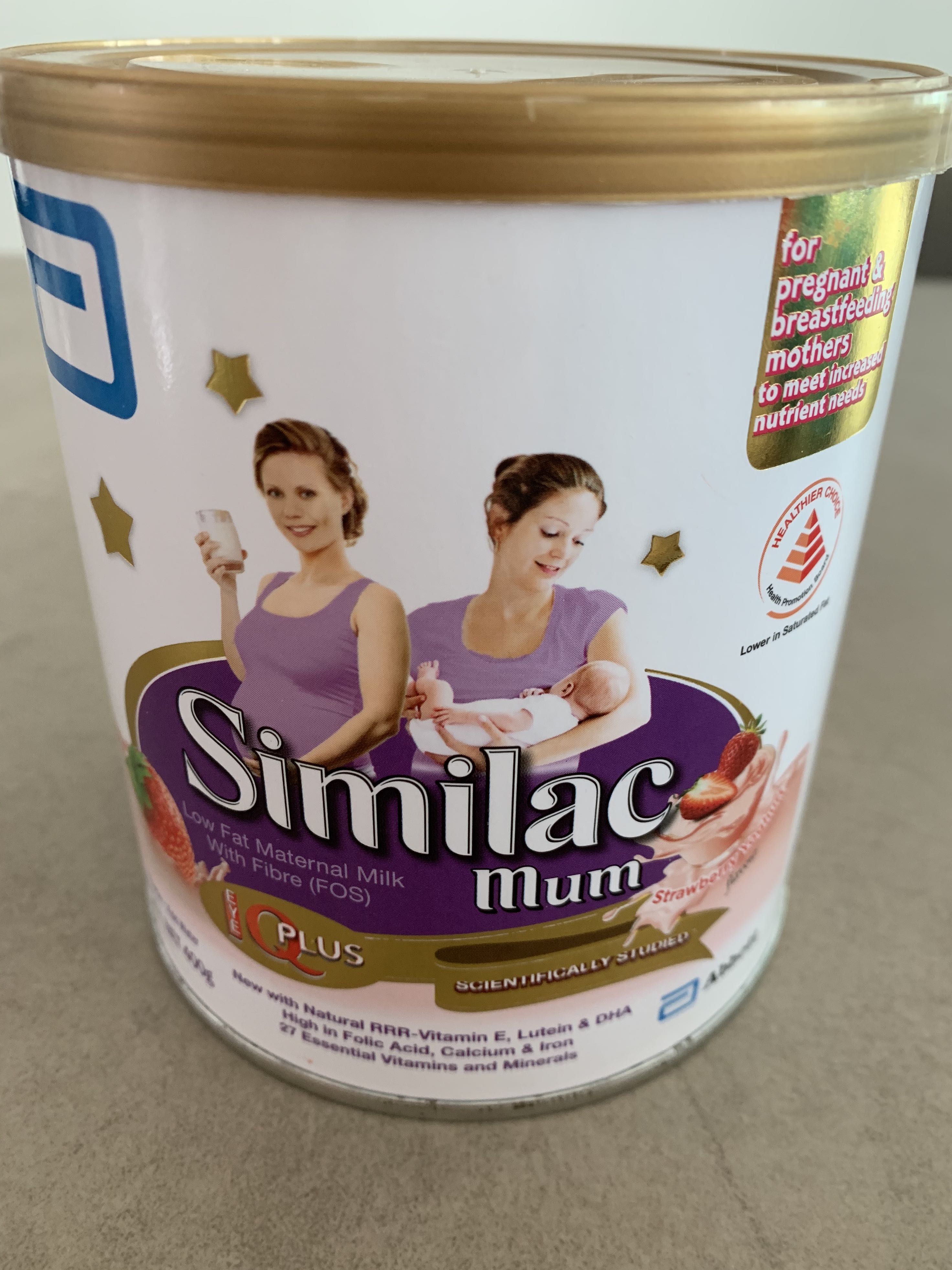 Similac Mum Maternal Milk (Strawberry & Vanilla flavour) 400gr, Babies ...