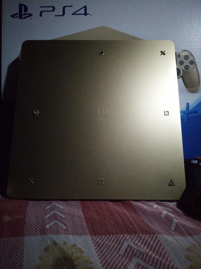 Sony PS4 Slim Gold Limited Edition, Video Gaming, Video Game Consoles ...