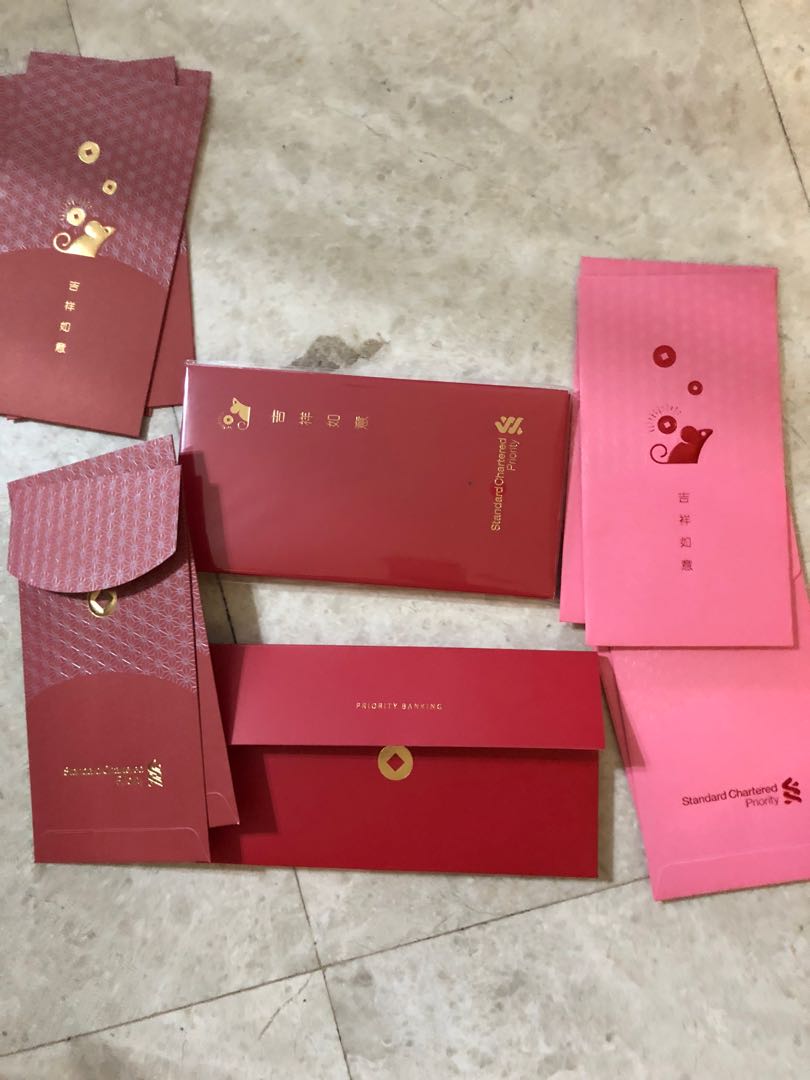 Standard chartered priority red packet x2 sets, Everything Else on ...