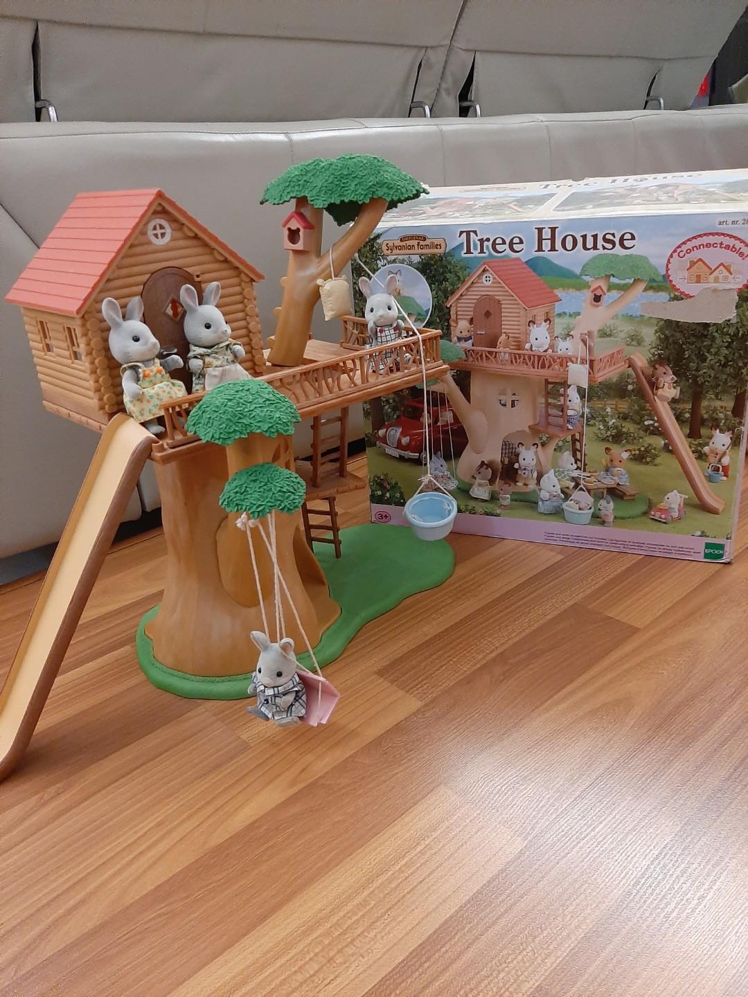 Sylvanian Families Treehouse, Hobbies & Toys, Toys & Games on Carousell