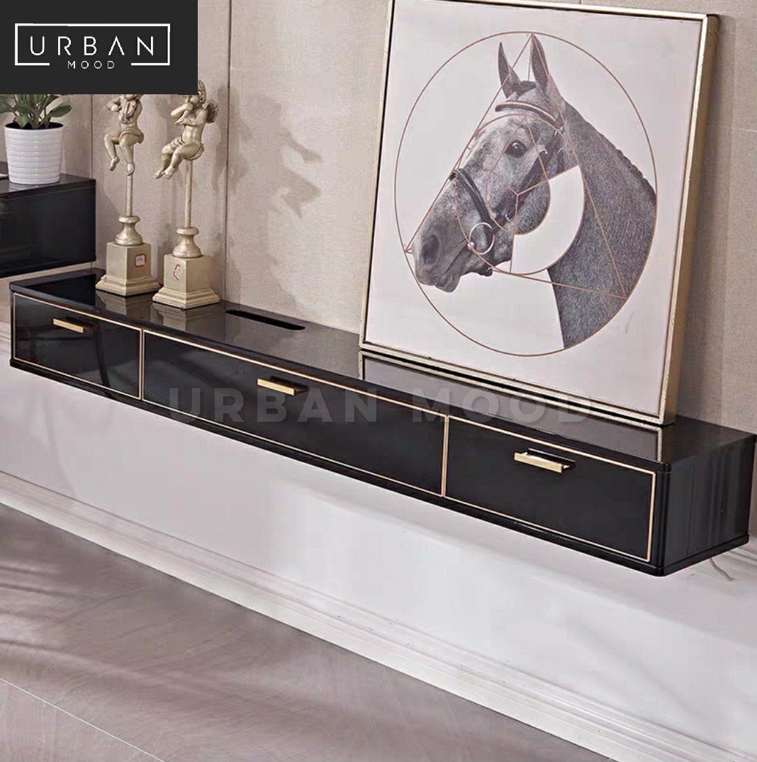 THIERRY Victorian Glossy TV Console, Furniture & Home Living, Furniture ...