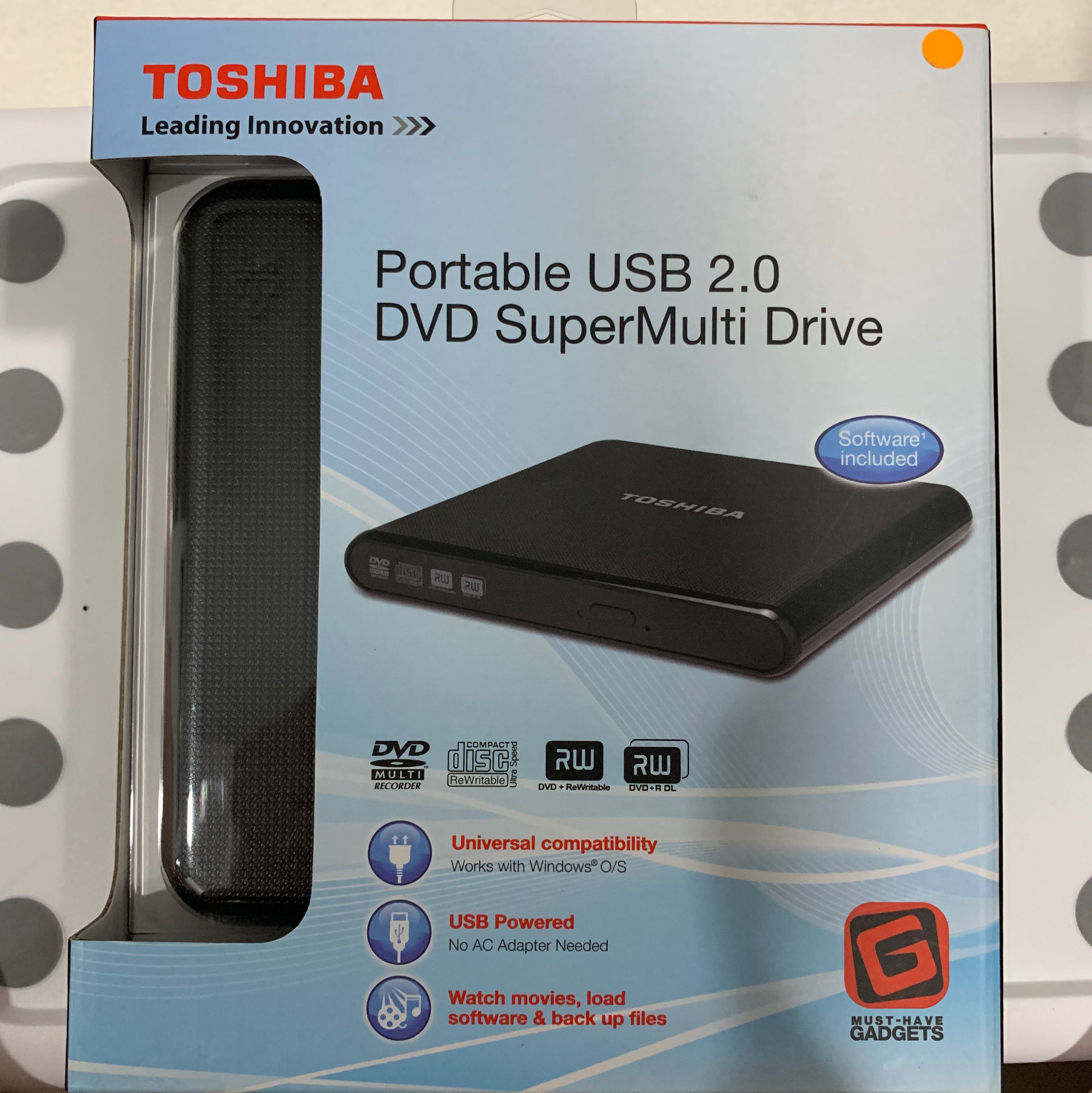 Toshiba Portable SuperMulti Drive PA3834U-1DV2, Computers & Tech, Parts ...