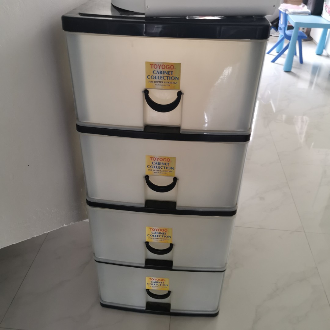 Toyogo 4 tier drawer, Furniture & Home Living, Furniture, Shelves ...