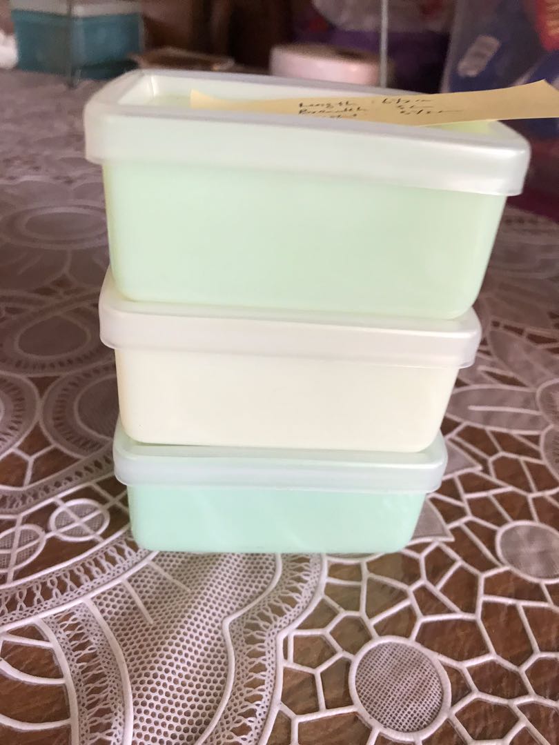 Tupperware rectangular small containers, Furniture & Home Living ...