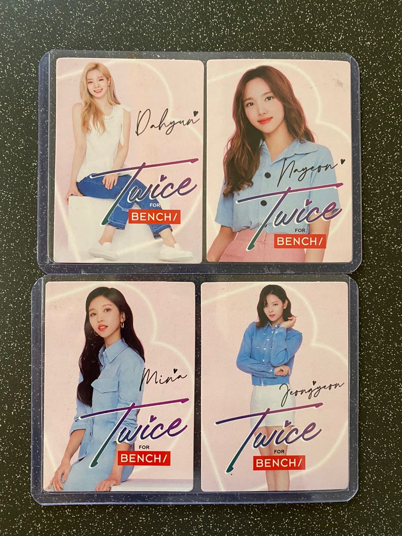 Twice BENCH calendar photocard, Hobbies & Toys, Memorabilia ...