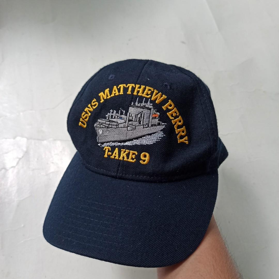 USNS MATTHEW PERRY the corps santa barbara caps, Fesyen Pria, Aksesoris ...