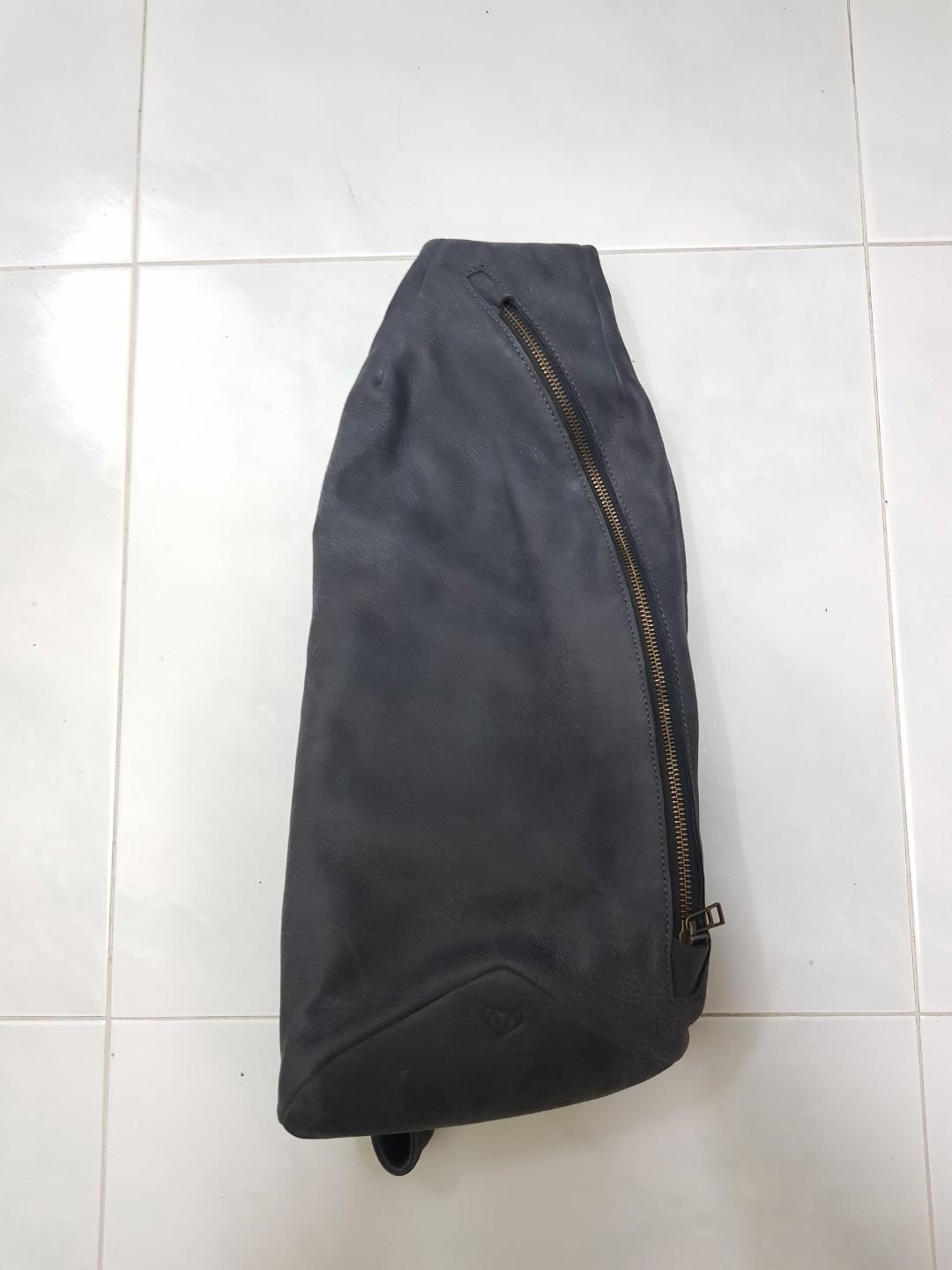 Vortex Shadow Leather Sling Bag, Men's Fashion, Bags, Sling Bags on ...