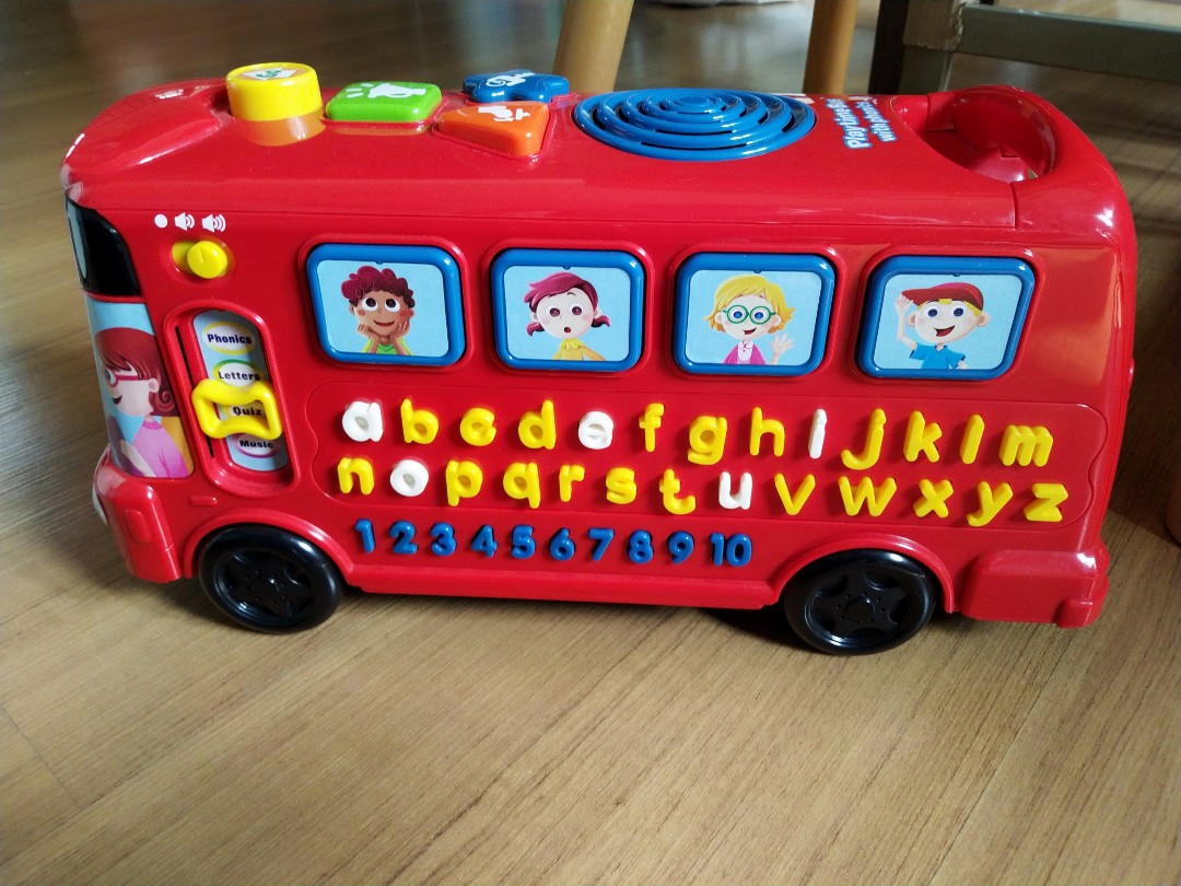 VTECH Playtime Bus with Phonics, Babies & Kids, Infant Playtime on ...