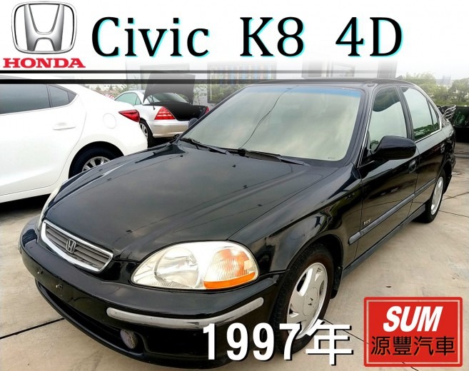 1997年 Honda 本田 Civic K8 1.6 自排 原廠黑色 VTEC 可變汽門 全車原廠 無改裝 無惡操, 汽車, 汽車出售在旋轉拍賣