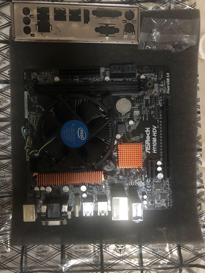 Asrock bundle with i7-7700f 7th generation Cpu, Computers & Tech, Parts ...