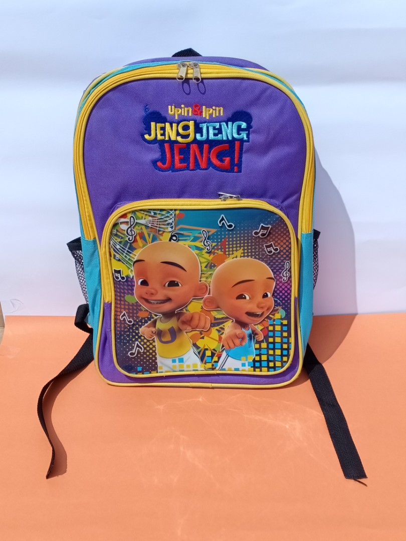 Beg upin ipin jeng jeng jeng school bag beg sandang beg sekolah, Babies ...