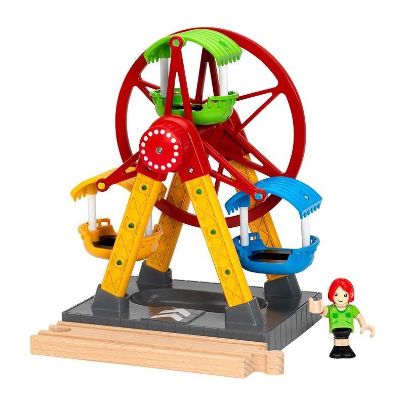BRIO fun park play set + Ferris wheel+ playground set(no box), Toys ...