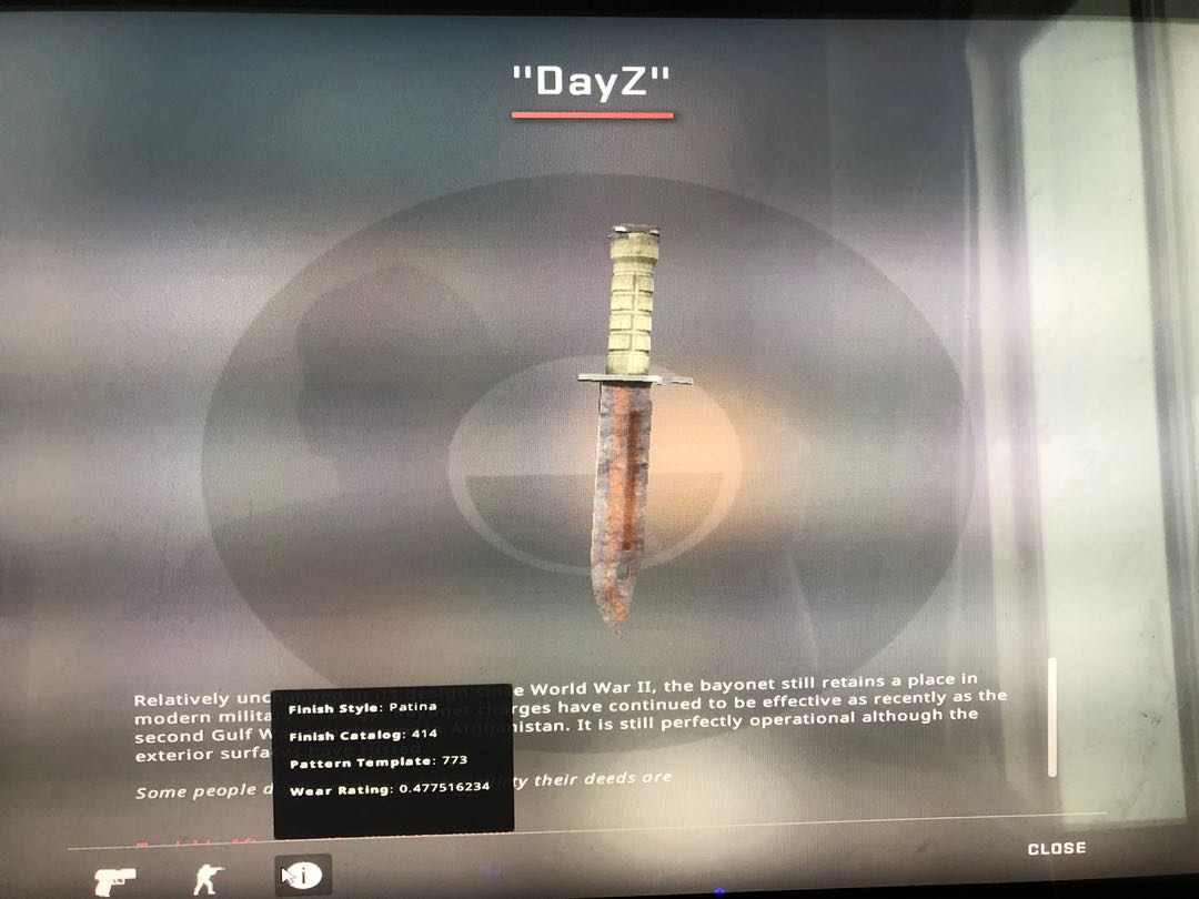 csgo bayonet rust coat bs, Video Gaming, Gaming Accessories, Game Gift Cards & Accounts on Carousell