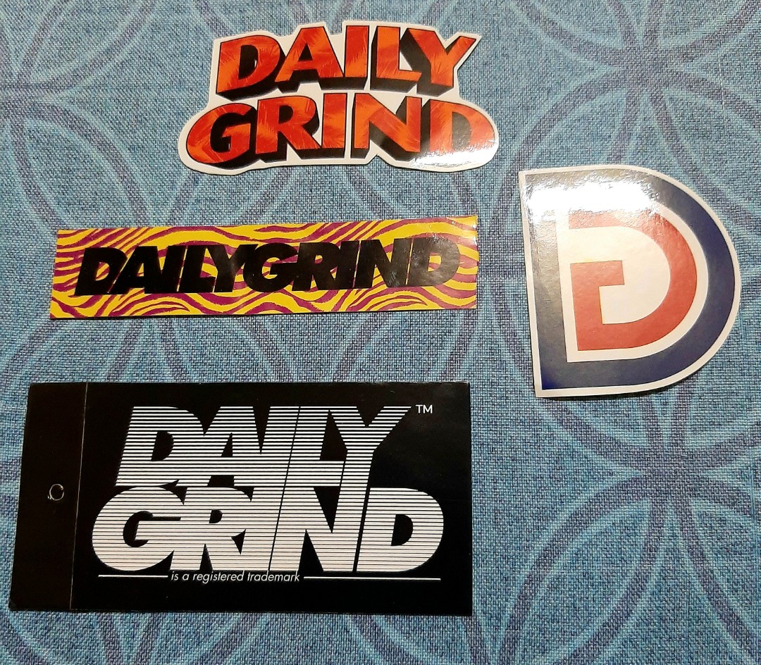 Daily Grind sticker set, Car Parts & Accessories, Emblem, Sticker and ...