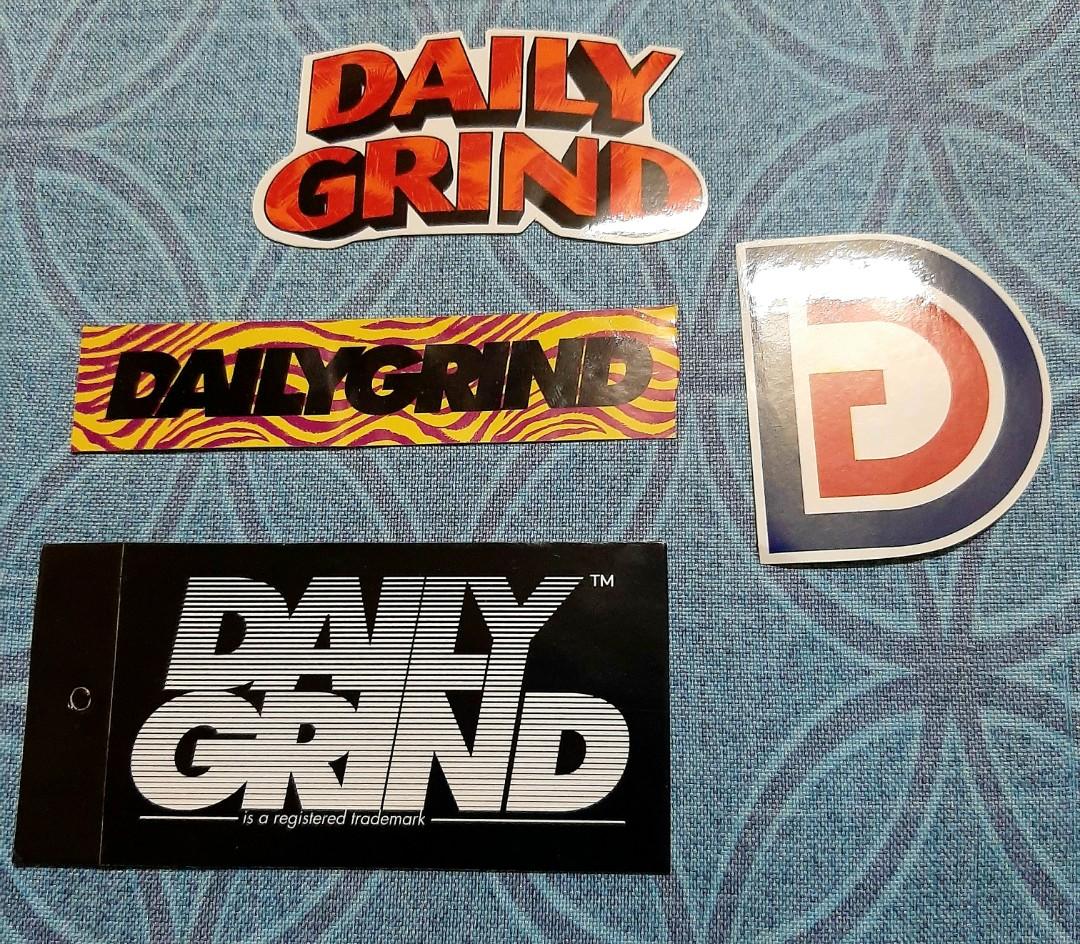 Daily Grind sticker set, Car Parts & Accessories, Emblem, Sticker and ...