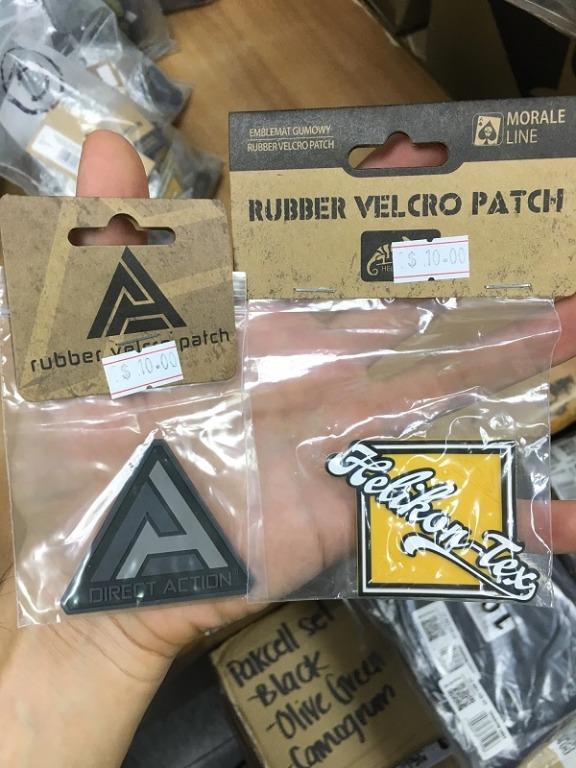 DIRECT ACTION® LOGO PATCH - PVC (BLACK), Hobbies & Toys, Stationery & Craft, Art & Prints on ...