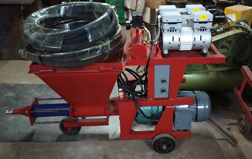 Fireproofing Cementitious Waterproofing Stucco Plaster Concrete Cement Pump Grout Machine