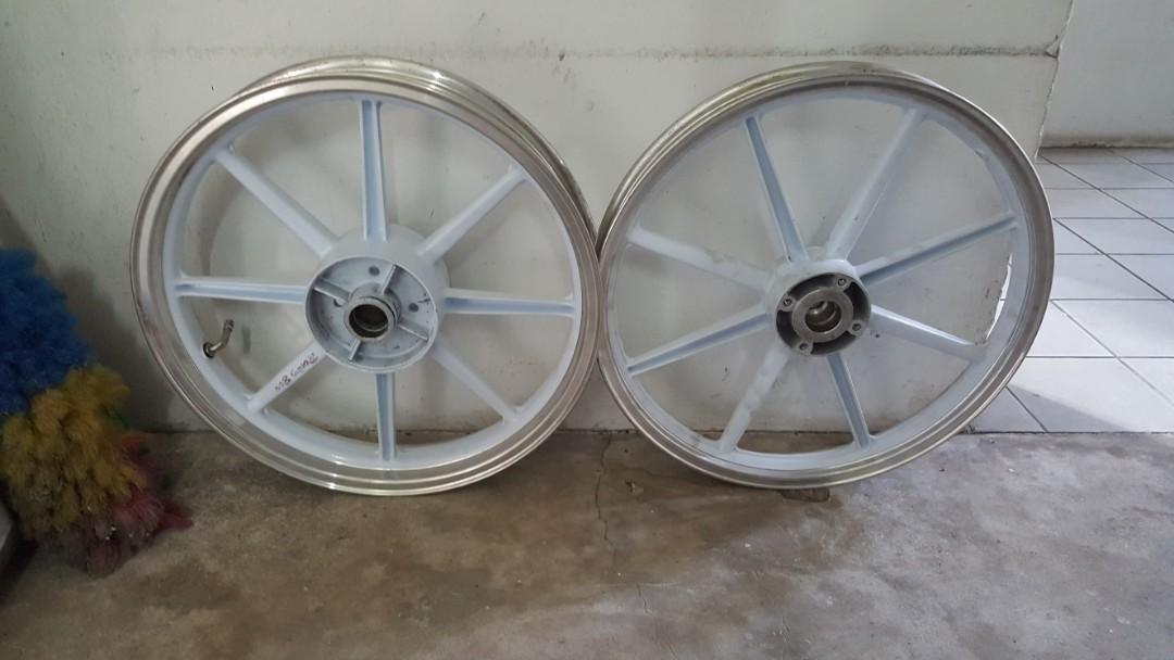 Giving away RCB wheelset.., Motorcycles, Motorcycle Accessories on ...