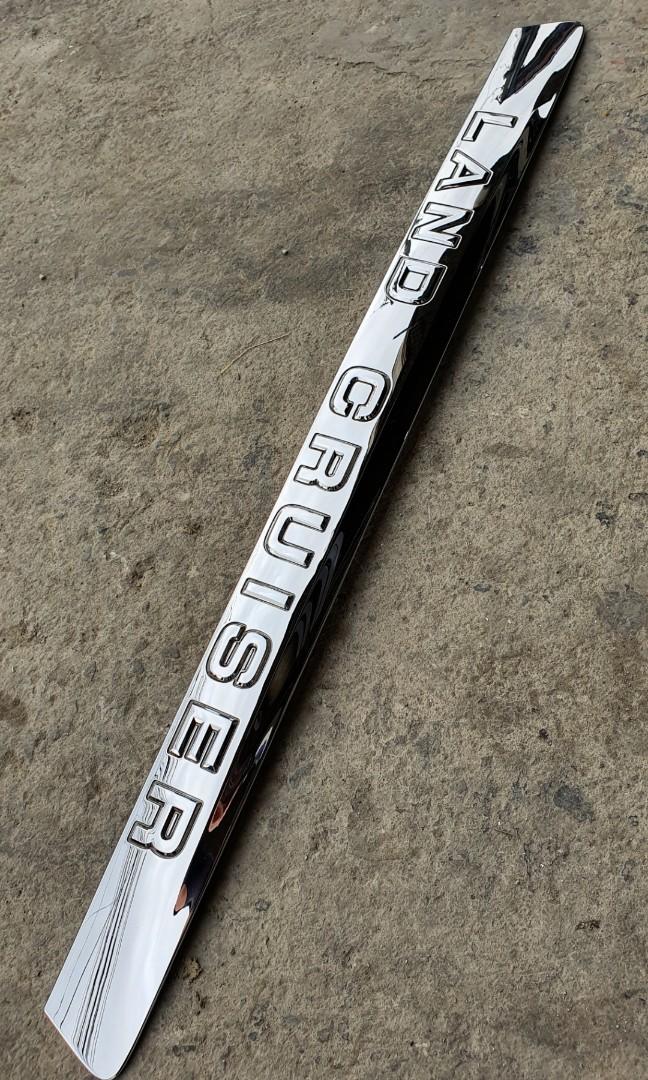 LC200 Rear Door Trunk Chrome molding Moulding Toyota Land Cruiser, Car ...