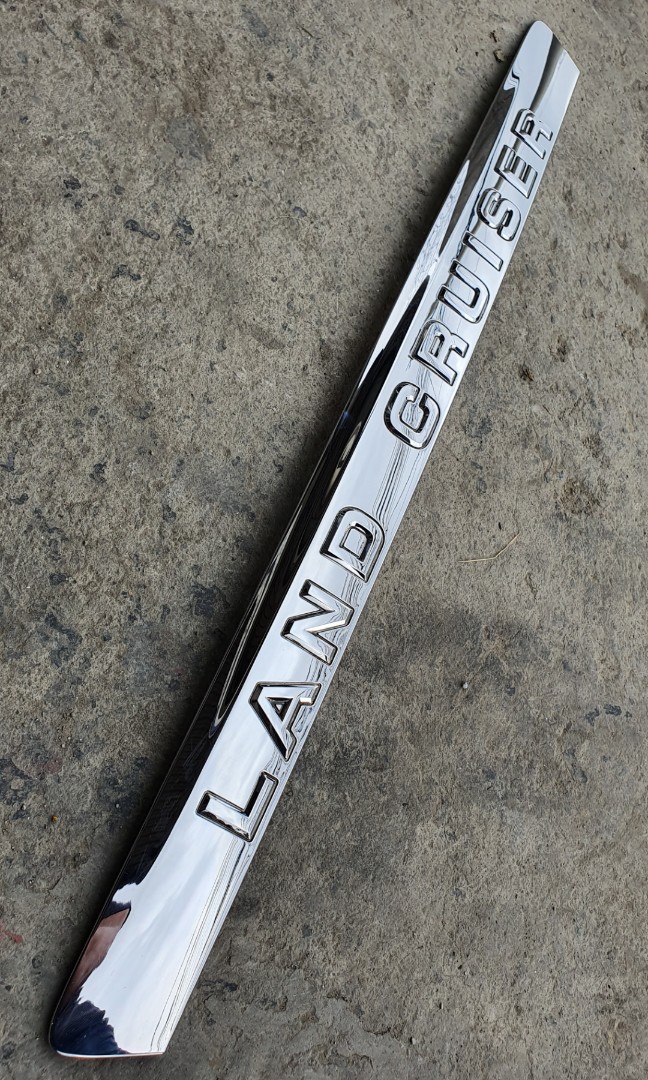 LC200 Rear Door Trunk Chrome molding Moulding Toyota Land Cruiser, Car ...