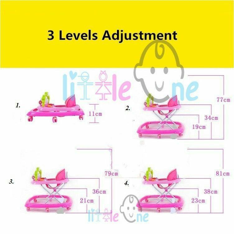 Little One Baby Walker Racing Car Model with Play Toys,Music n Stopper ...