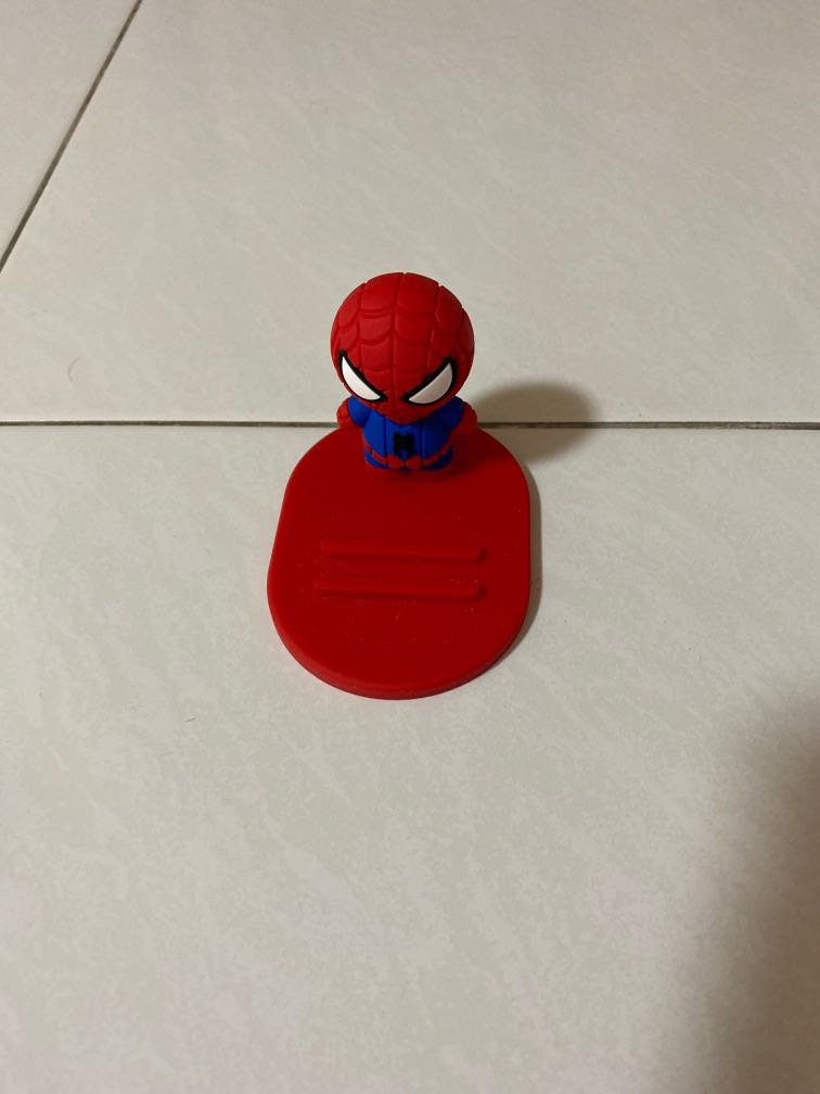 Miniso marvel Spider-Man handphone holder, Mobile Phones & Gadgets ...